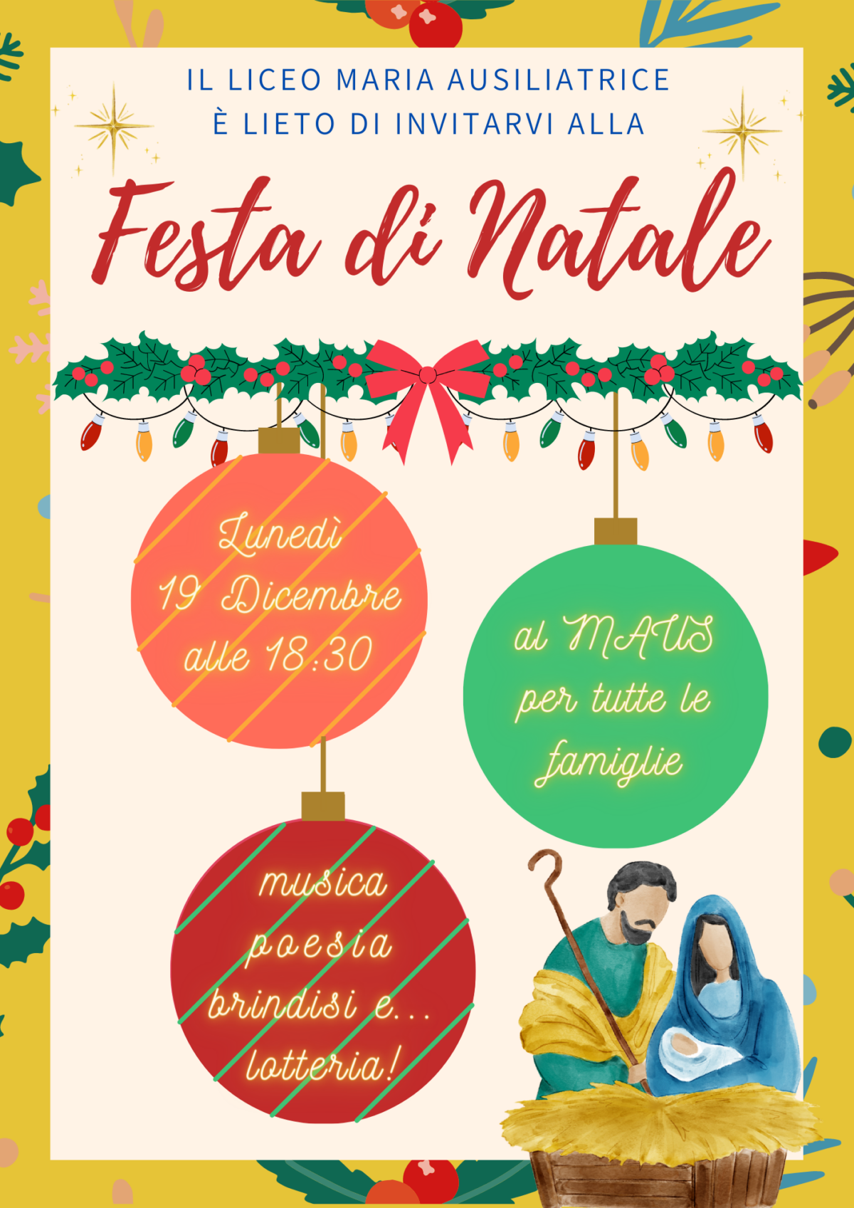 Il 19 Festa di Natale al MAUS! – MAUS
